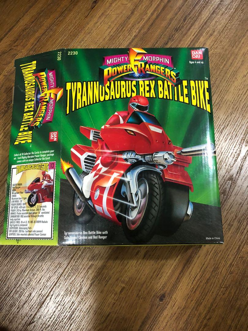 Mighty Morphin Power Rangers Tyrannosaurus Rex Battle Bike, Hobbies ...