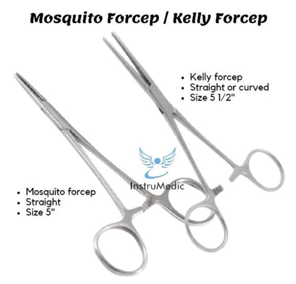Mosquito Forcep / Kelly Forcep (Brand: Secheron), Health & Nutrition ...