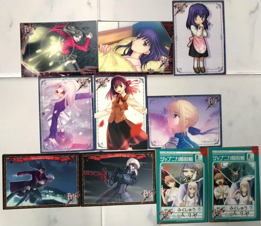 Naruto/Tsubasa Chronicle/Fate Stay Night/FMA/CCS/Chobits cards, Hobbies ...