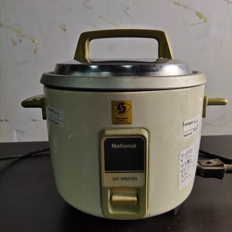 National Rice Cooker SR-WM10N, TV & Home Appliances, Kitchen Appliances ...