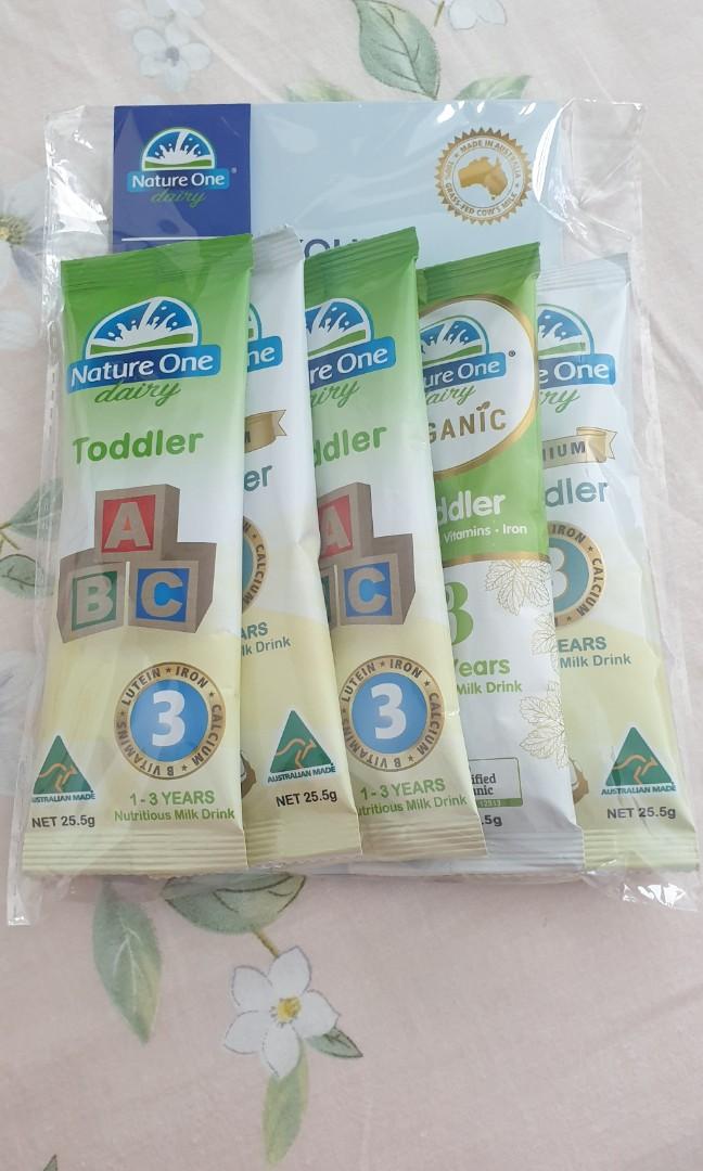 Nature one milk powder samples stage 3, Babies & Kids, Nursing ...