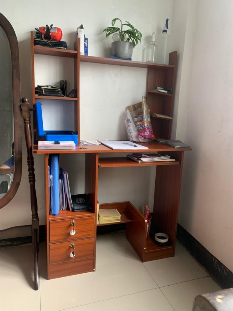 New Design Computer Table with Book shelf, CPU, Keyboard Tray, and ...