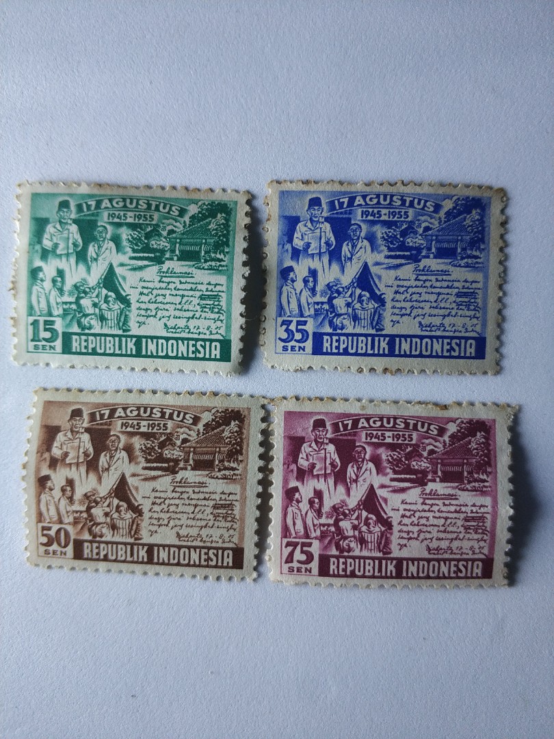 Perangko 17 Agustus, Antik, Filateli di Carousell