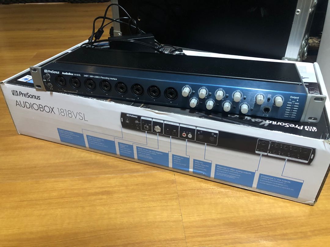 Presonus 1818vsl usb audio interface recording, Hobbies & Toys, Music ...