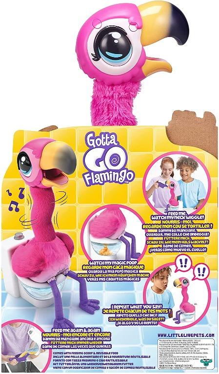 {READY STOCK} Little Live Pets Gotta Go Flamingo A Interactive Plush ...
