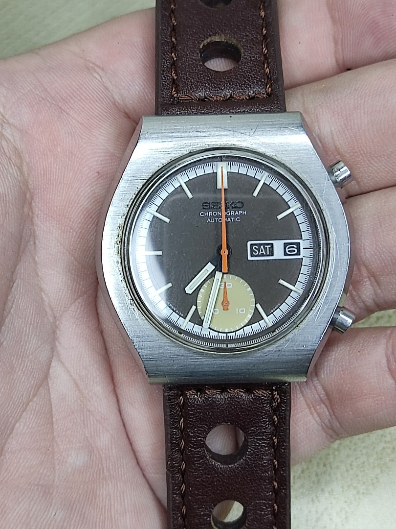 Seiko choco dial 6139-8020, Luxury, Watches on Carousell