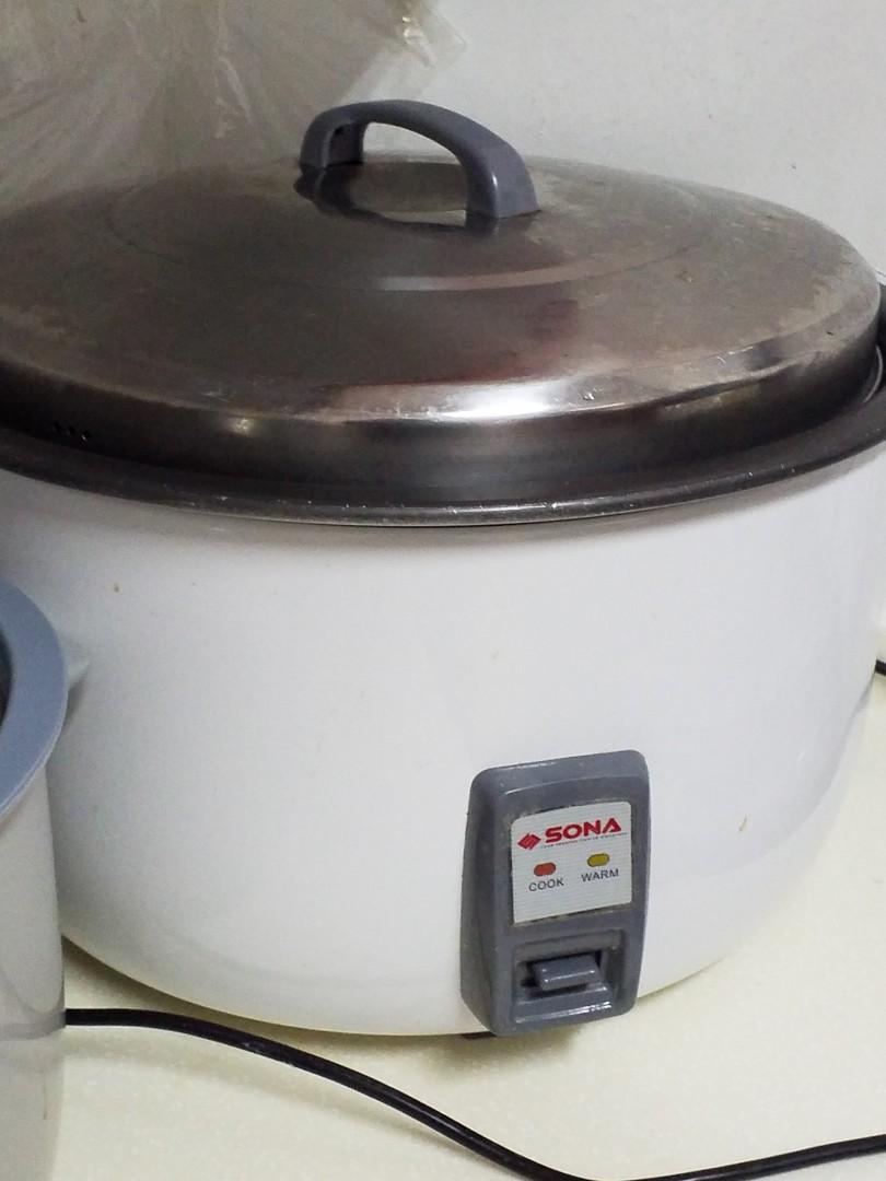 SONA 9.0L COMMERCIAL RICE COOKER, TV & Home Appliances, Kitchen ...