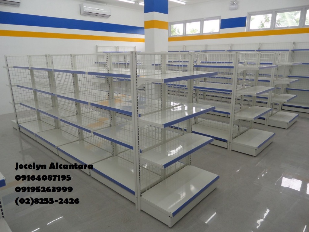 Standee racks Gondola Shelves steel metal racks, Furniture & Home ...