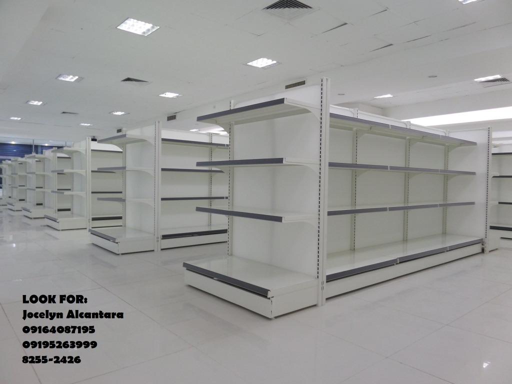 Standee racks Gondola Shelves steel metal racks, Furniture & Home ...