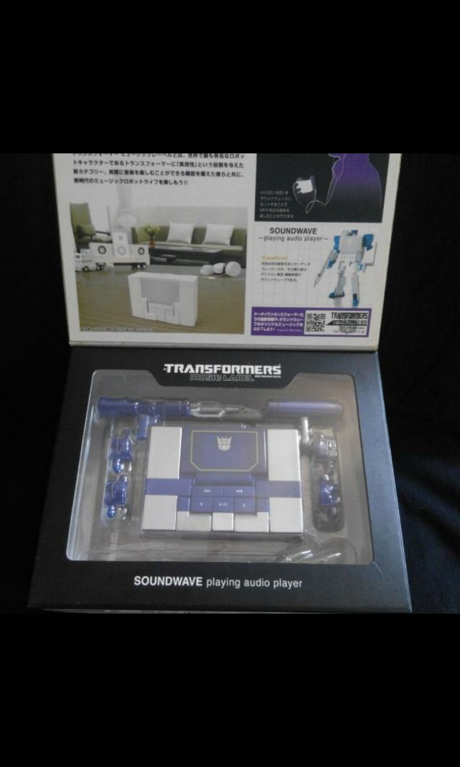 Transformers music label soundwave, Hobbies & Toys, Toys & Games on ...