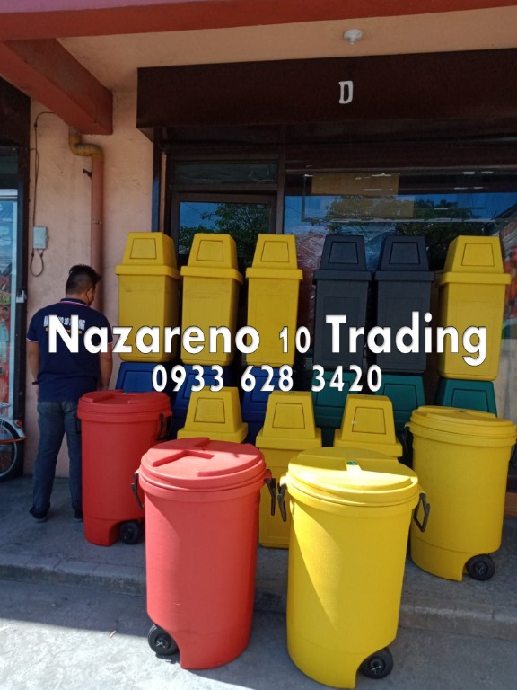 Trolling bin with wheels Trash bin segregation bin, Commercial ...