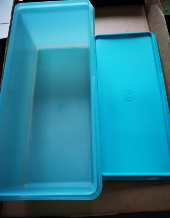 Tupperware Long Container (Ocean Blue), Furniture & Home Living ...