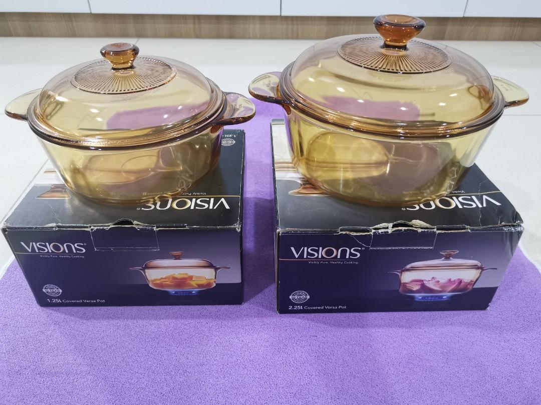 Visions Covered Versa Pots, Furniture & Home Living, Kitchenware ...