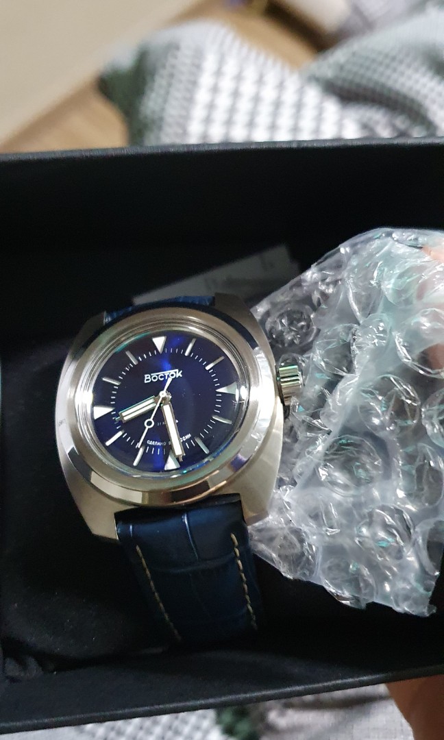 Vostok Amphibia Sapphire Blue, Luxury, Watches on Carousell