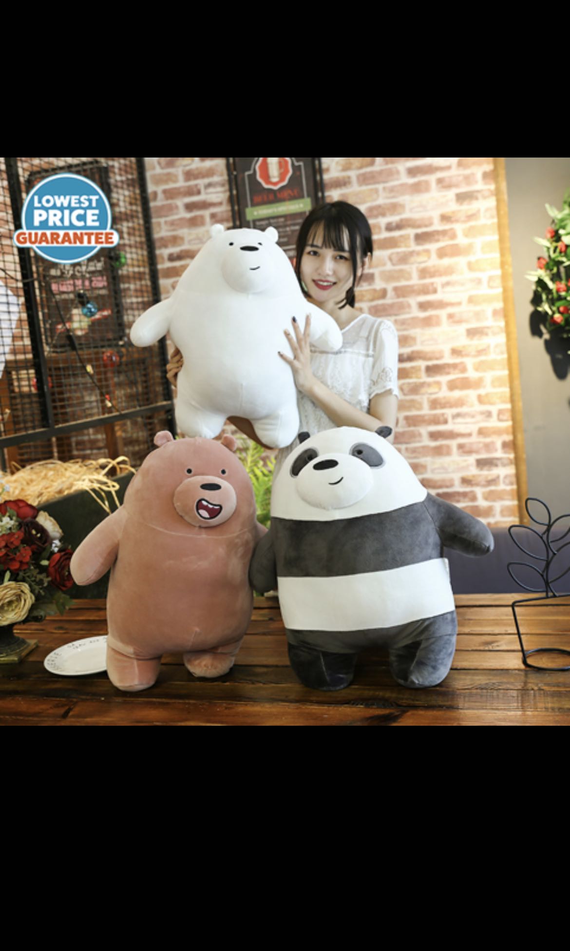 WBB Set of We bear bare plushies / soft toy 50cm, Hobbies & Toys, Toys ...