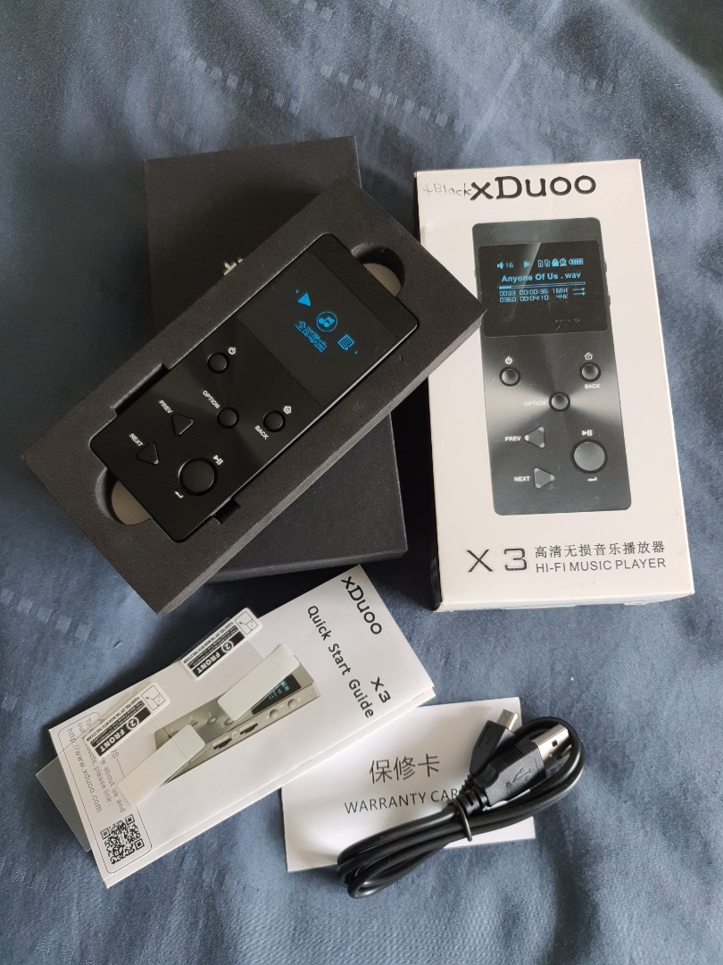 XDuoo X3 HIGH FIDELITY MUSIC PLAYER, Audio, Portable Music Players on ...