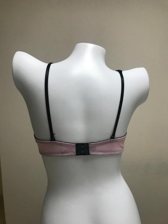 Last one 歐洲 (Size: 80A ) Pink / Black Fancy Lace / bling bling jewel ...