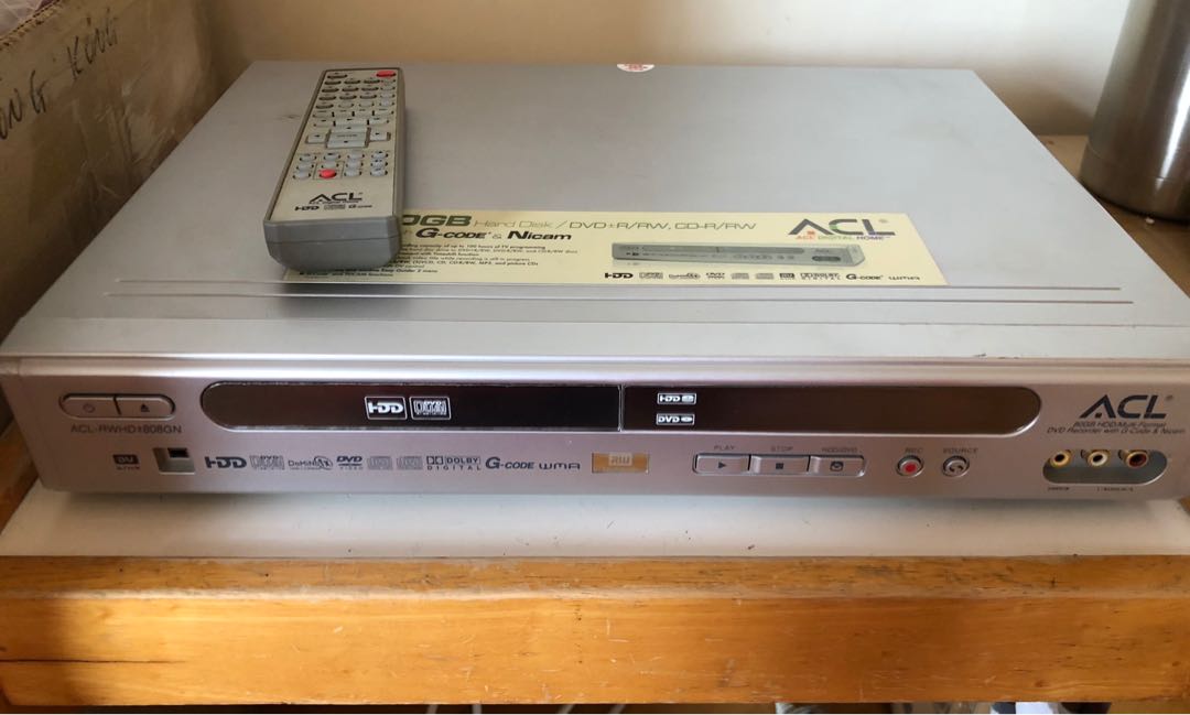 壞ACL DVD recorder, 音響器材, 音樂播放裝置 MP3及CD Player - Carousell