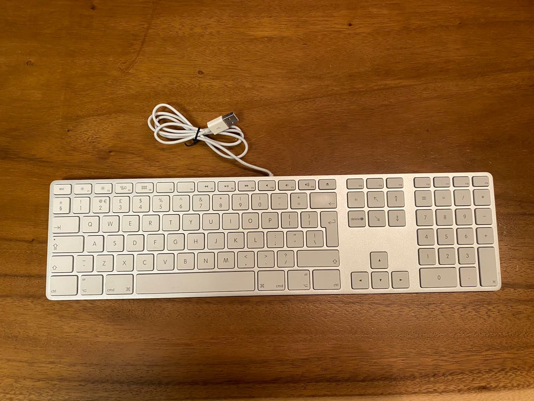 Apple Wired Keyboard, Computers & Tech, Parts & Accessories, Computer ...