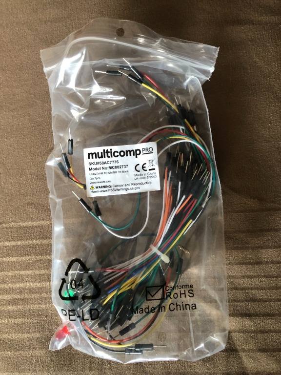 Arduino Breadboard Wires Computers And Tech Parts And Accessories Other Accessories On Carousell