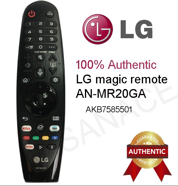 Authentic LG Smart TV Remote Control AN-MR20GA AKB75855501 100% Original, TV & Home Appliances ...