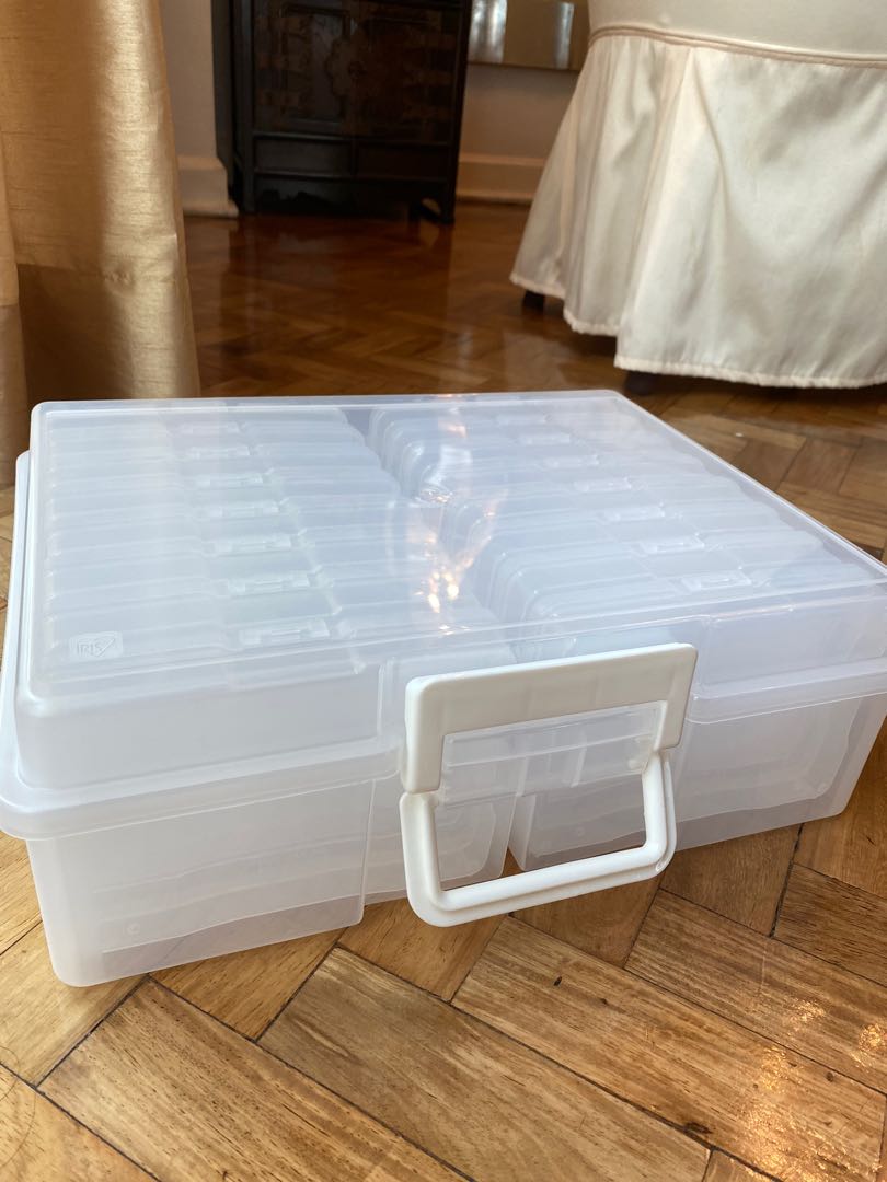 BN storage containers for photos, art materials, Furniture & Home ...