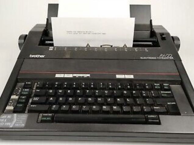 Brother Electronic Typewriter, Computers & Tech, Office & Business ...