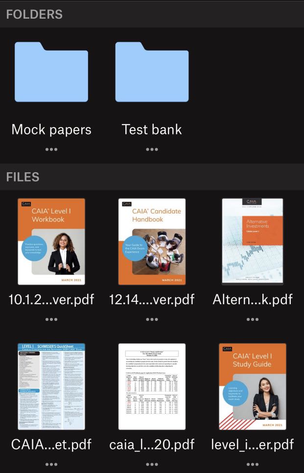 CAIA Level 1 Full Study Pack, Hobbies & Toys, Books & Magazines ...