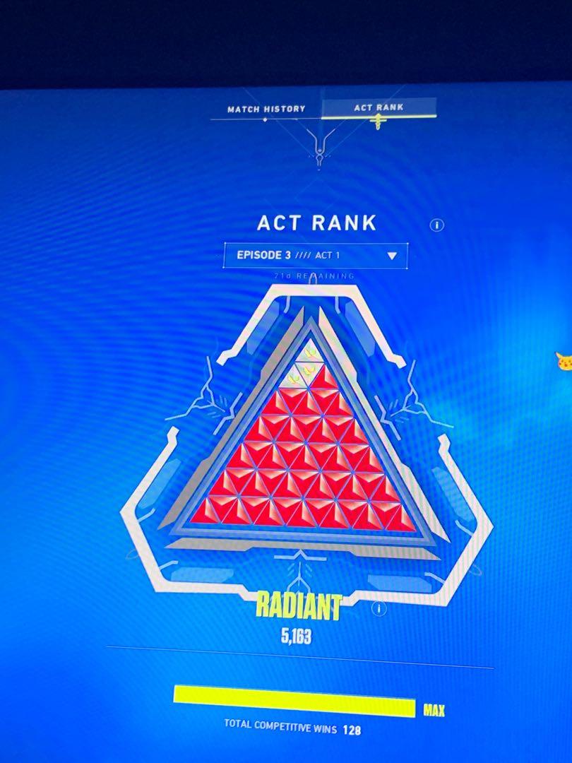 CHEAP RADIANT VALORANT ACCOUNT, Video Gaming, Video Games, Others on ...