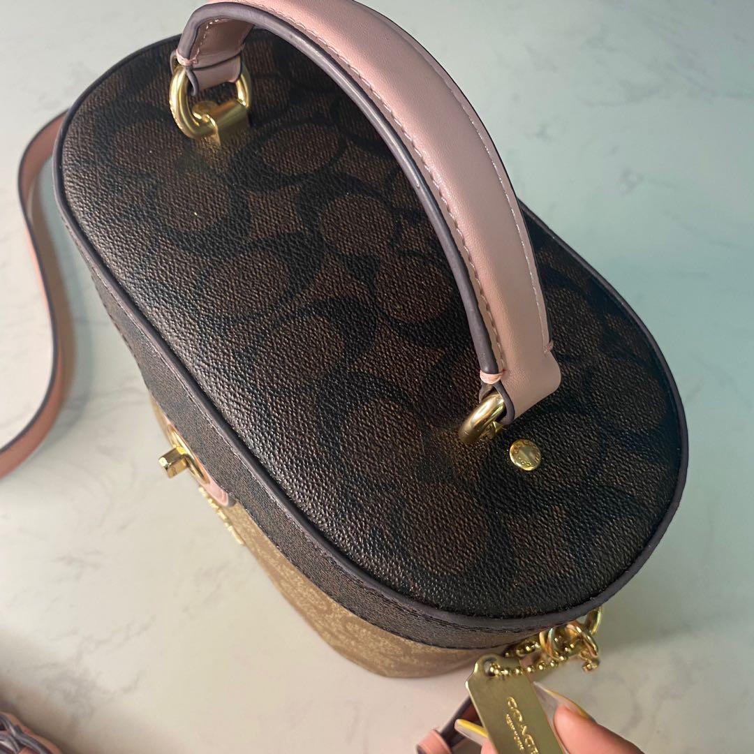 Coach Vanity Case Crossbody in Signature Canvas, Luxury, Bags & Wallets ...