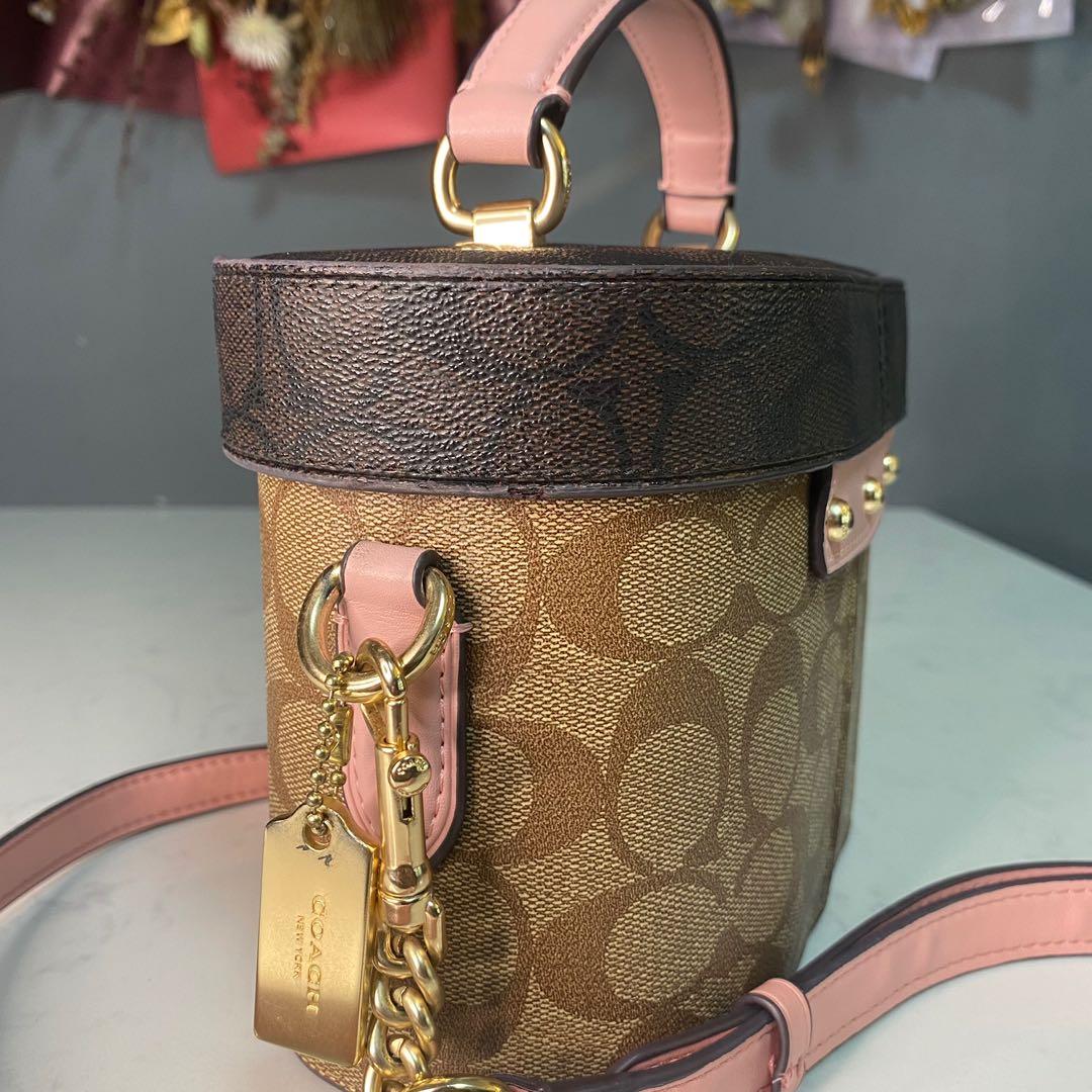 Coach Vanity Case Crossbody in Signature Canvas, Luxury, Bags & Wallets ...