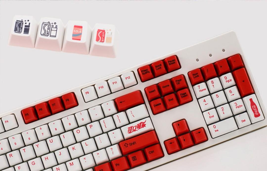 Coca-cola Theme keycaps, Computers & Tech, Parts & Accessories ...