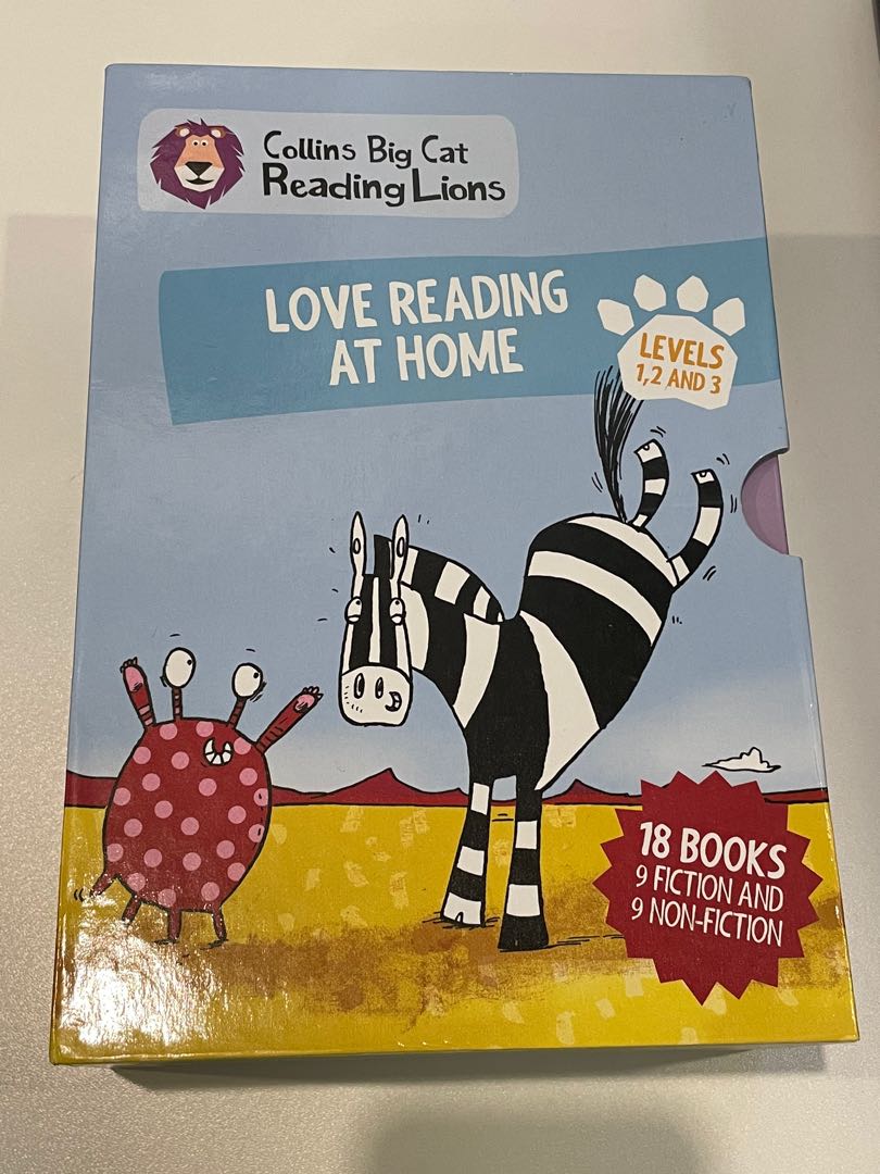 Collins Big Cat Reading Lions Level 1,2,3, 興趣及遊戲, 書本 & 文具, 小朋友書 - Carousell