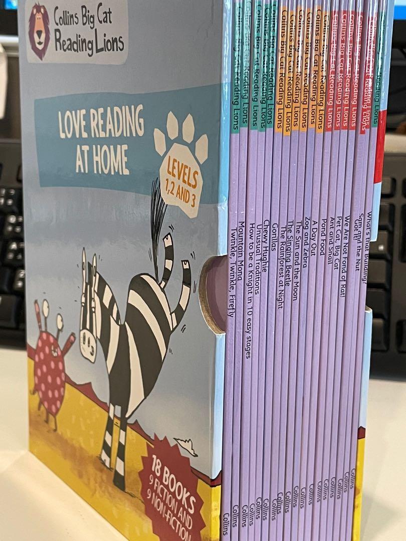 Collins Big Cat Reading Lions Level 1,2,3, 興趣及遊戲, 書本 & 文具, 小朋友書 - Carousell