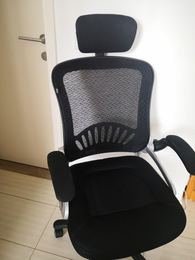 Computer Rotational Adjustable Chair, Furniture & Home Living ...