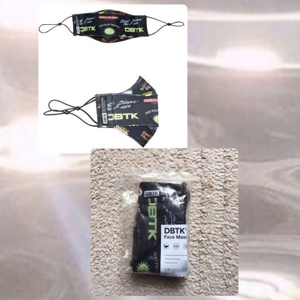 DBTK ROTATION BLACK FACEMASK, Health & Nutrition, Face Masks & Face ...