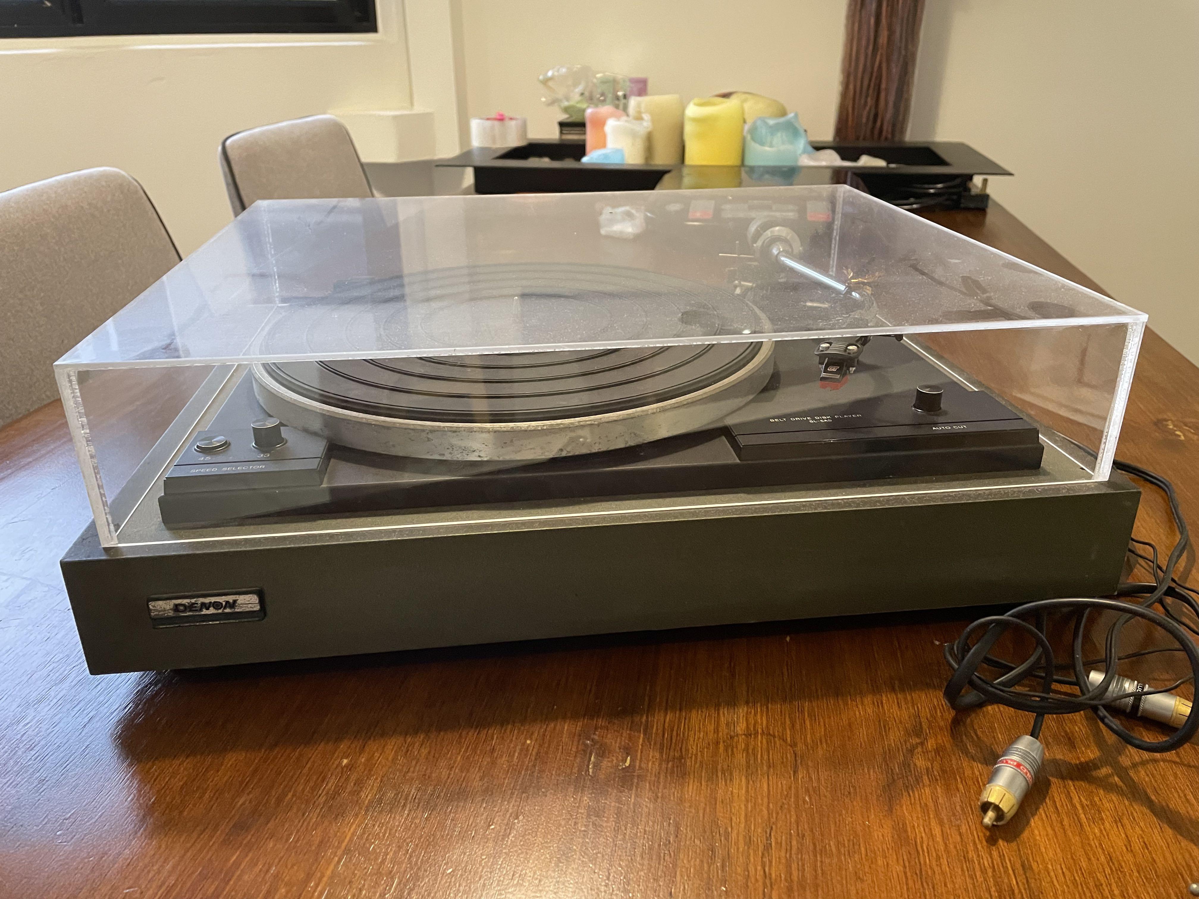Denon original record player, Hobbies & Toys, Music & Media, Vinyls on ...