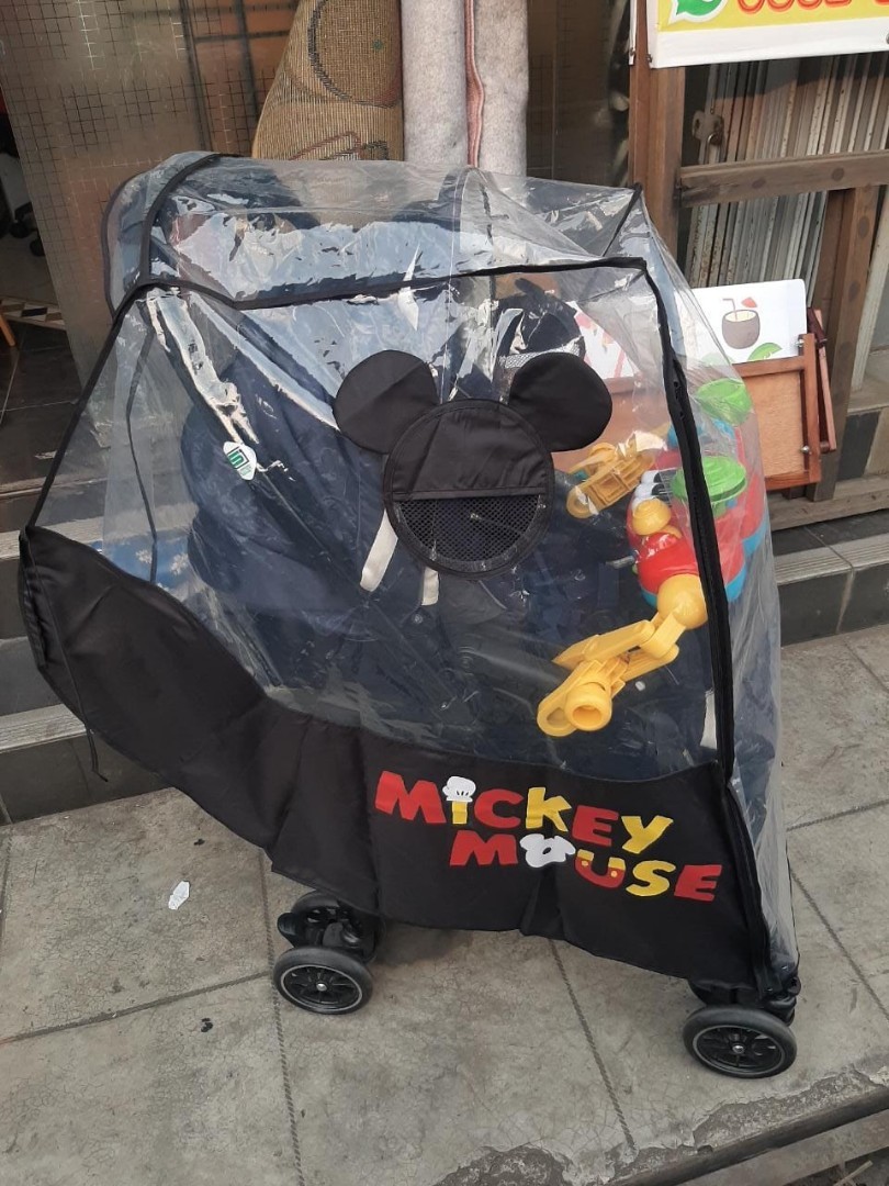 Disney Universal Stroller Rain Cover/ Jas Hujan Stroller, Bayi & Anak ...