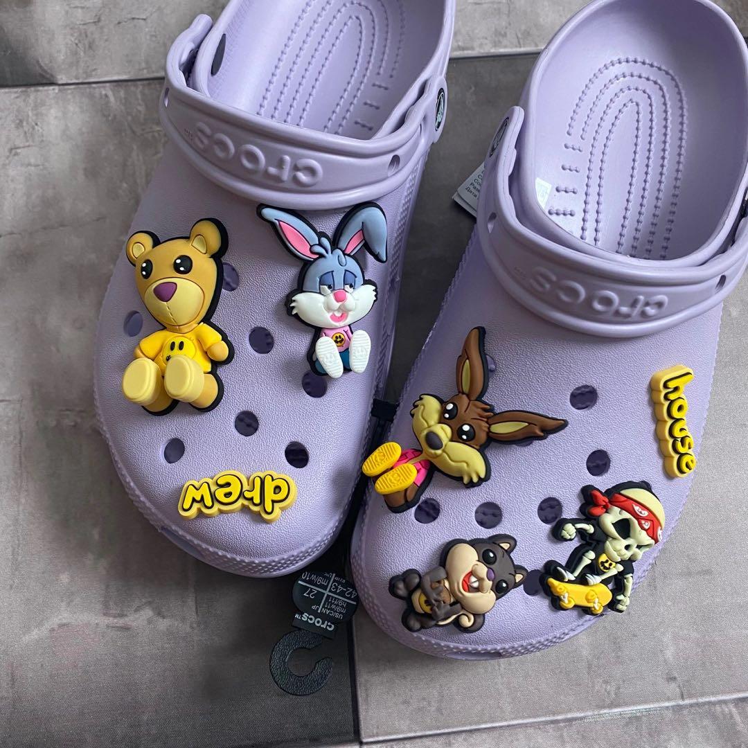 Drew Crocs, Luxury, Sneakers & Footwear on Carousell