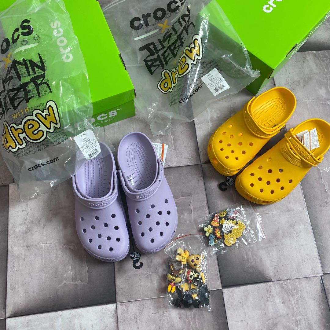 Drew Crocs, Luxury, Sneakers & Footwear on Carousell
