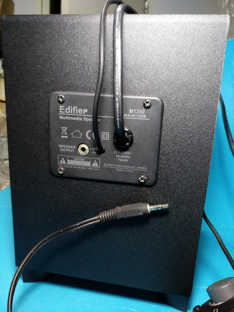 Edifier M1350 8.5 Watts RMS 2.1 Multimedia Speaker, Audio, Soundbars ...