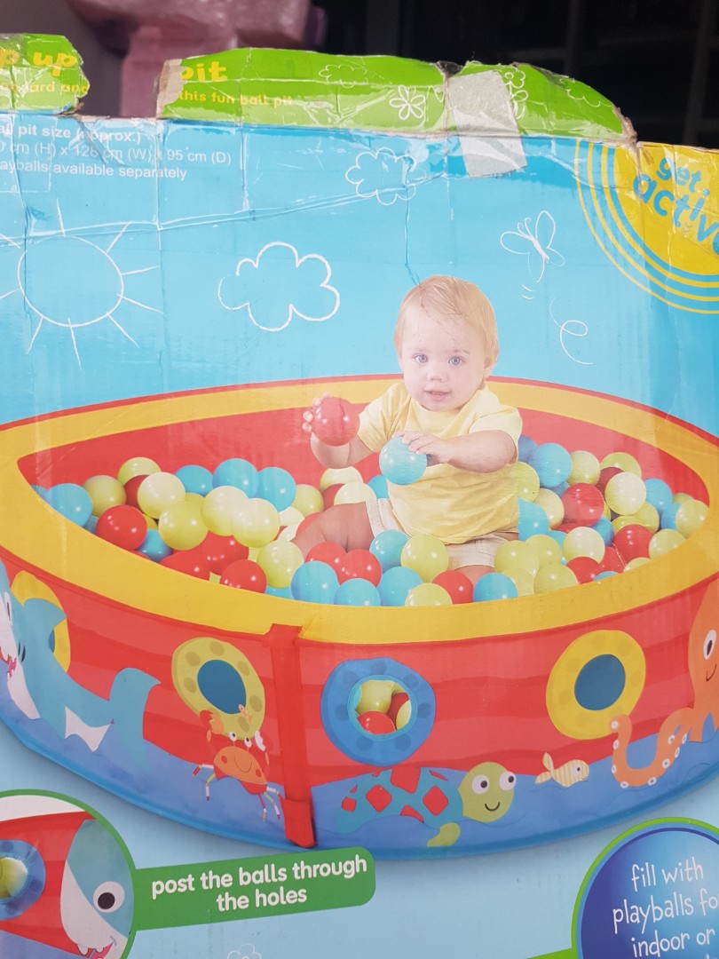 ELC pop up ball pit include ball, Babies & Kids, Infant Playtime on ...