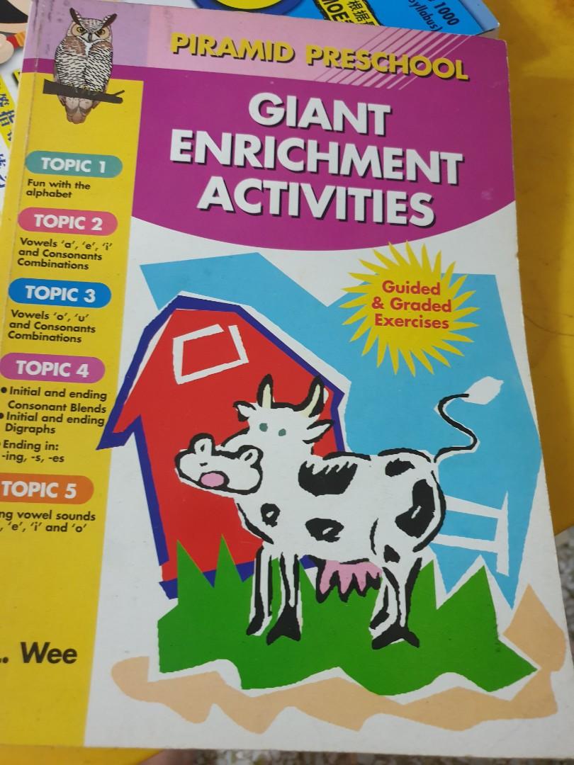 Enrichment activities, Hobbies & Toys, Books & Magazines, Assessment ...