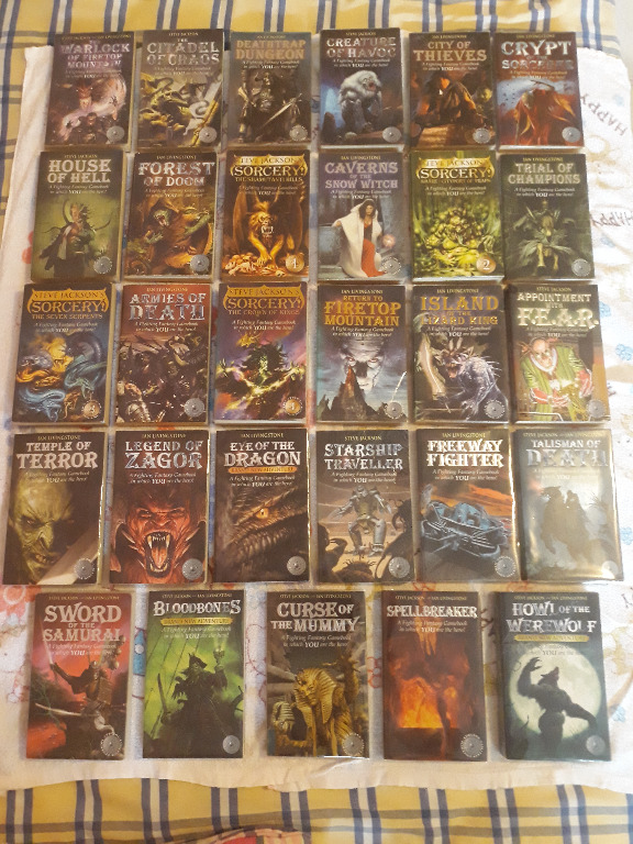 Fighting Fantasy Wizard Series 1 complete set, Hobbies & Toys, Books ...