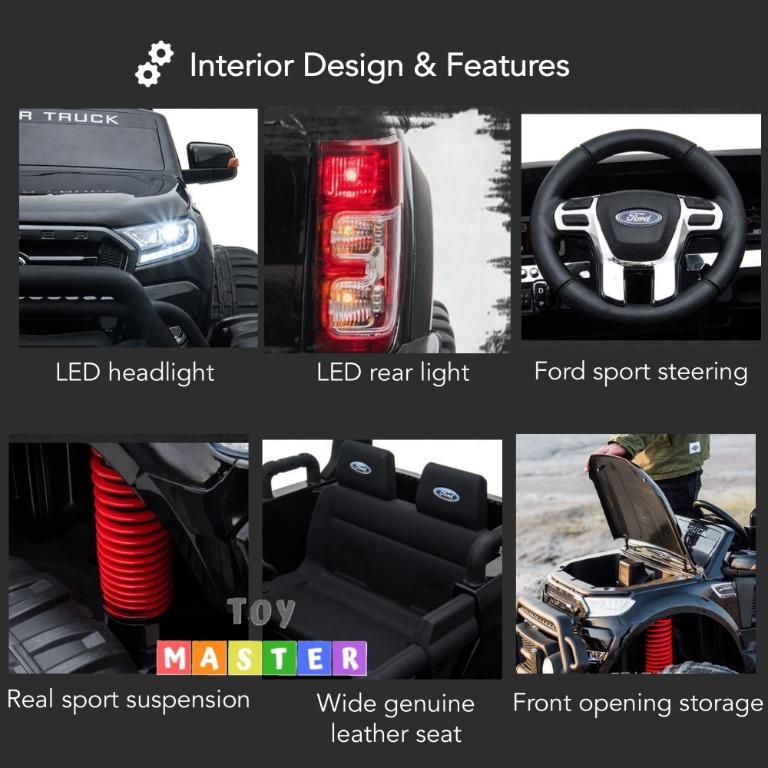 🔥Ford Monster Truck Raptor 🚘 Children Electric Ride On Car🔥, Babies ...