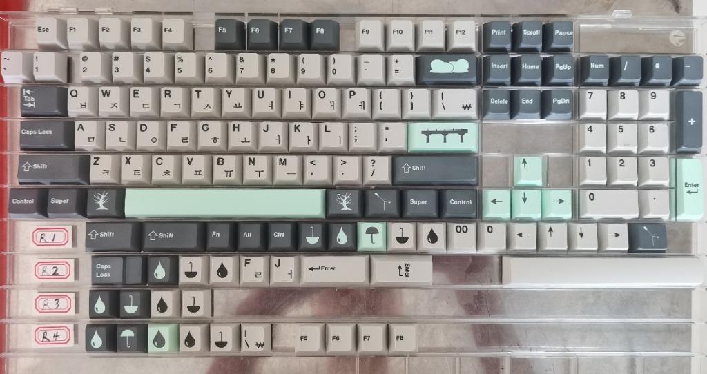 GMK Rainy Day Keycaps, Computers & Tech, Parts & Accessories, Computer ...