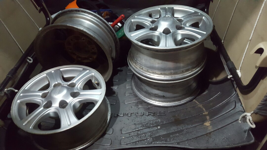 Isuzu crosswind stock mags, Car Parts & Accessories, Mags and Tires on ...