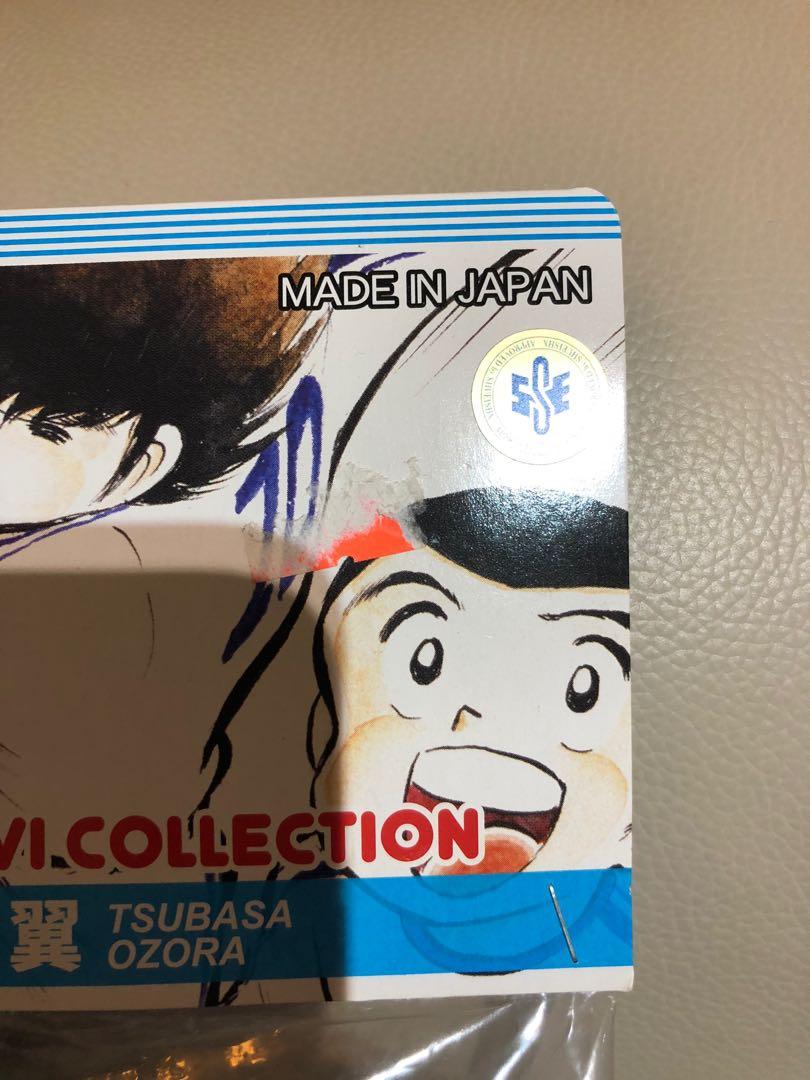 全新未開 日本製 Made in Japan 足球小將 膠 公仔 Captain Tsubasa Sofvi Collection 戴志偉 大空翼 Tsubasa Ozora 南葛 黑白版 ...