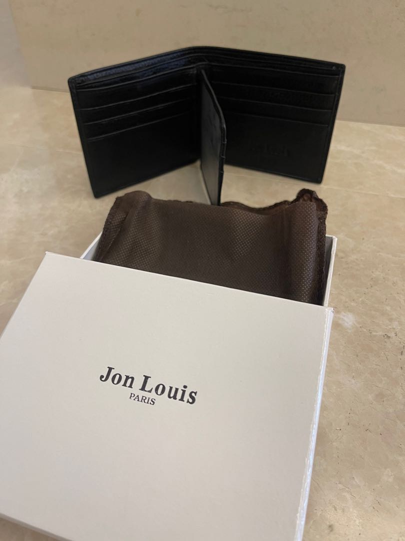 Jon Louis (Paris) men wallet in black, Men's Fashion, Watches ...