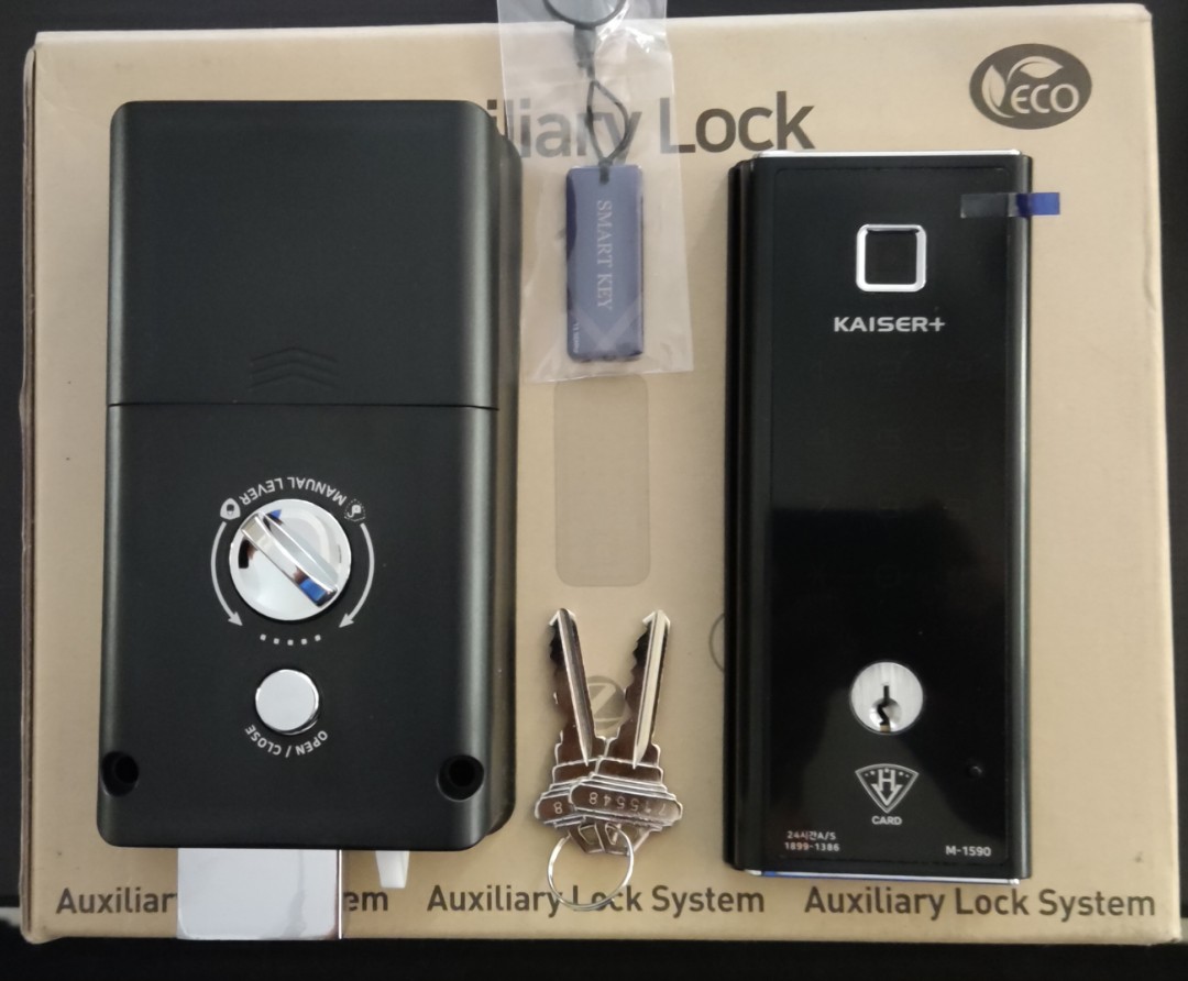 Kaiser 4 in 1 Digital Door Lock, Furniture & Home Living, Security ...